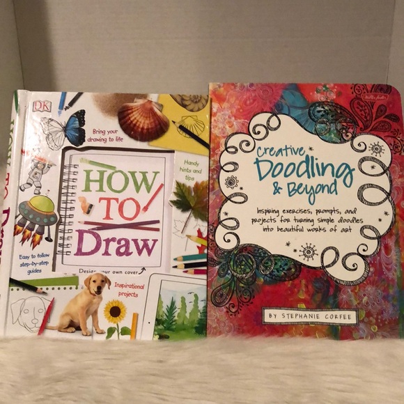 DK and Walter Foster | Other | How To Draw Book And Creative Doodling ...